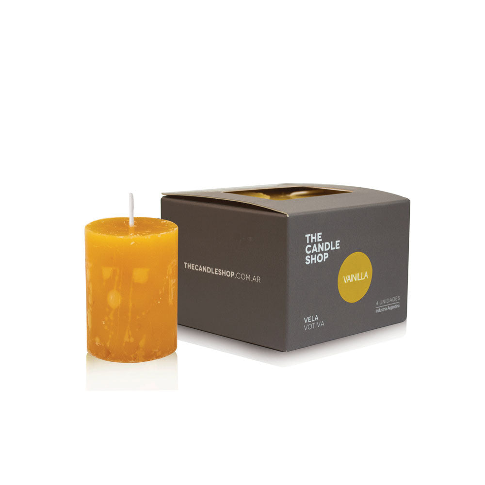 Vela Votiva Vainilla – The Candle Shop - Air Beauty Perú